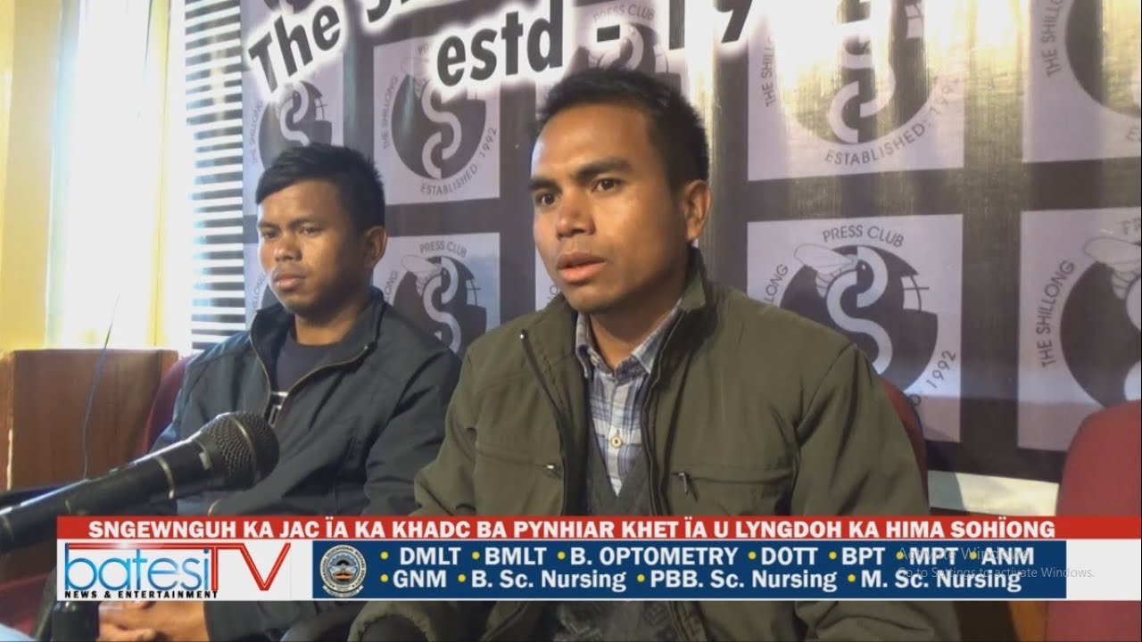 SNGEWNGUH KA JAC ÏA KA KHADC BA PYNHIAR KHET ÏA U LYNGDOH KA HIMA ...