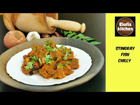 Stingray fish Chilly|stingray fish chilly recipe|stingray fish recipe ...
