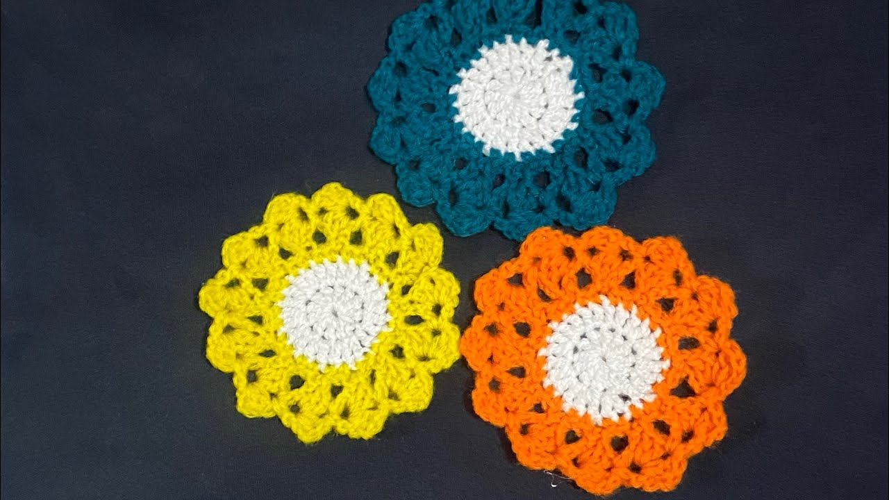 How To make cup coaster design in easy way || Kalpana Tutorials - YouTube