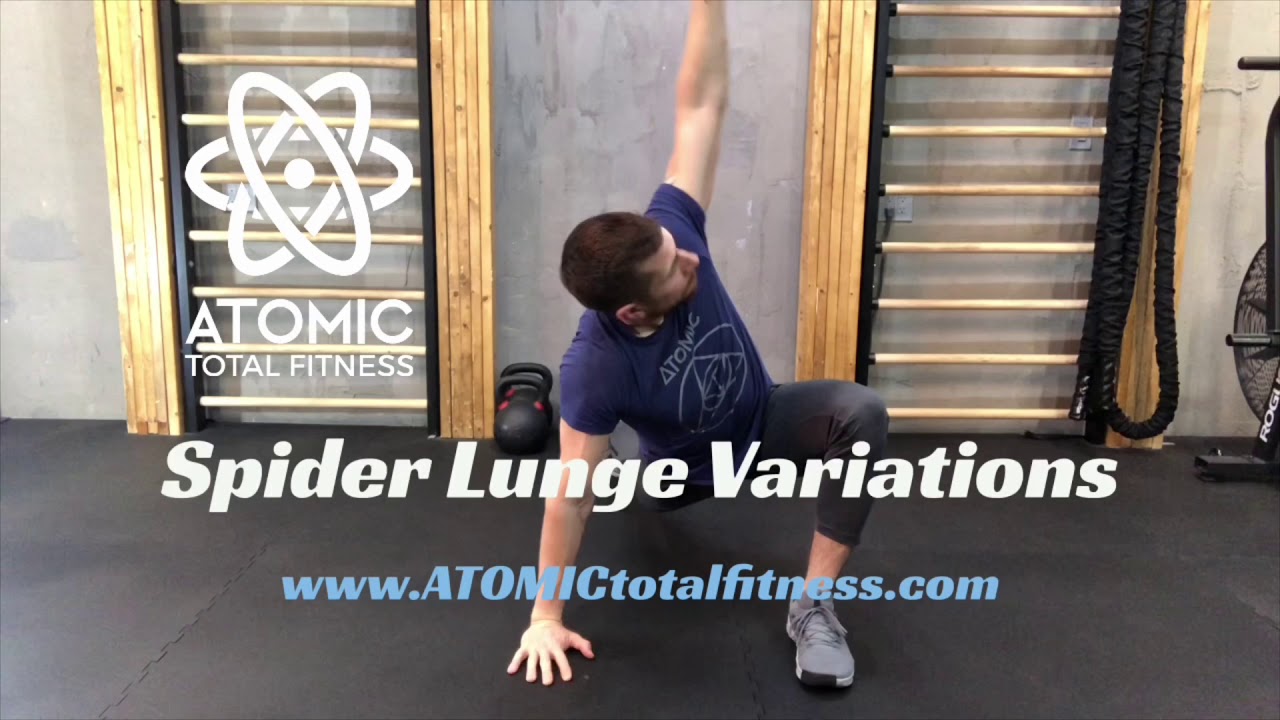 Spider Lunge Variations - YouTube