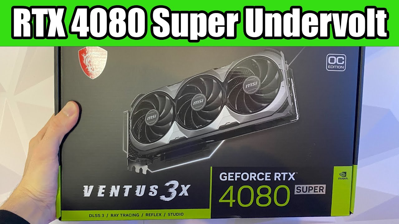 Undervolt your RTX 4080 Super for more FPS and Lower Temperature! - Tutorial - YouTube