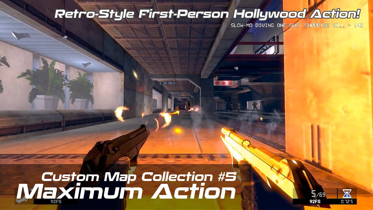 Maximum Action | Custom Map Collection 5 | Retro-Style First-Person ...