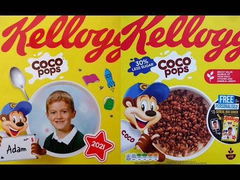 Coco Pops Personalised Cereal Box & Advert (2021) - YouTube