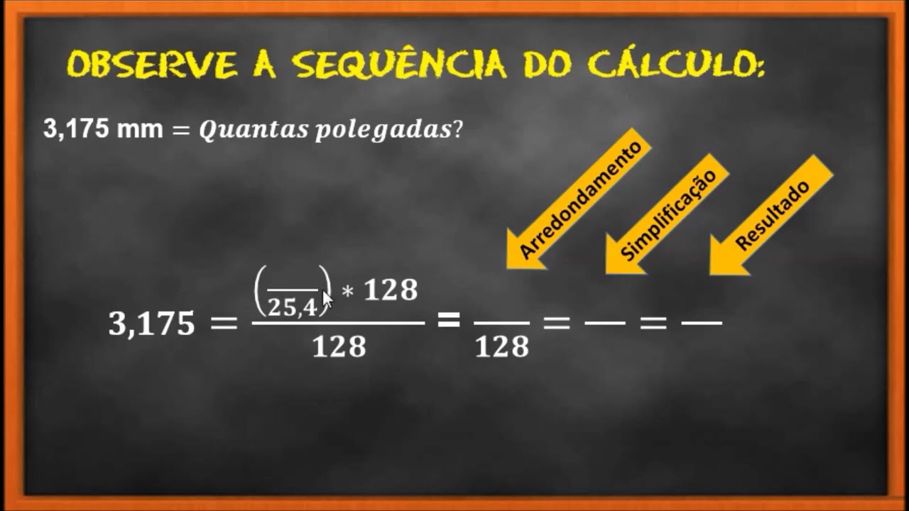 Conversor Polegada Fracionaria Para Mm EDUCA
