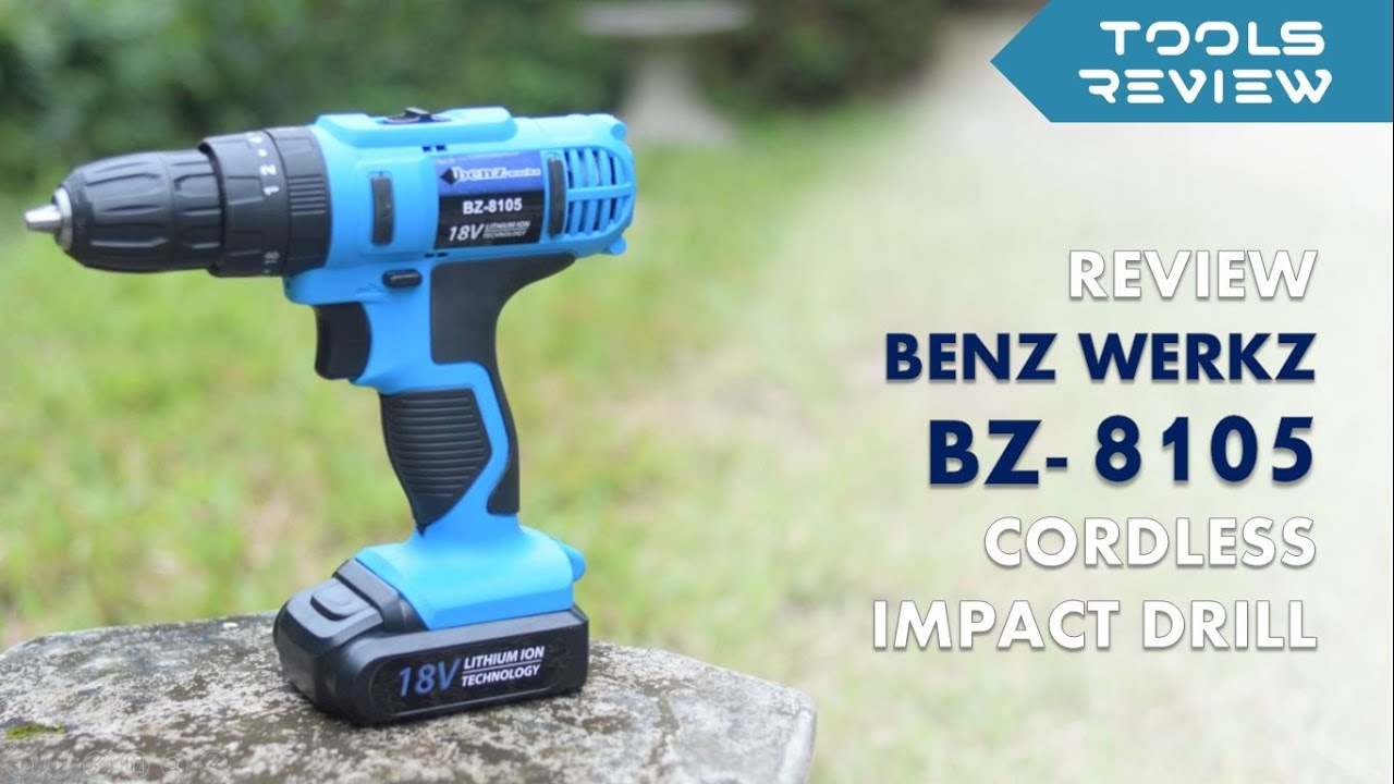 Cordless Impact Drill Benz Werkz BZ 8105 - Bor Ekonomis Untuk Kayu Besi ...
