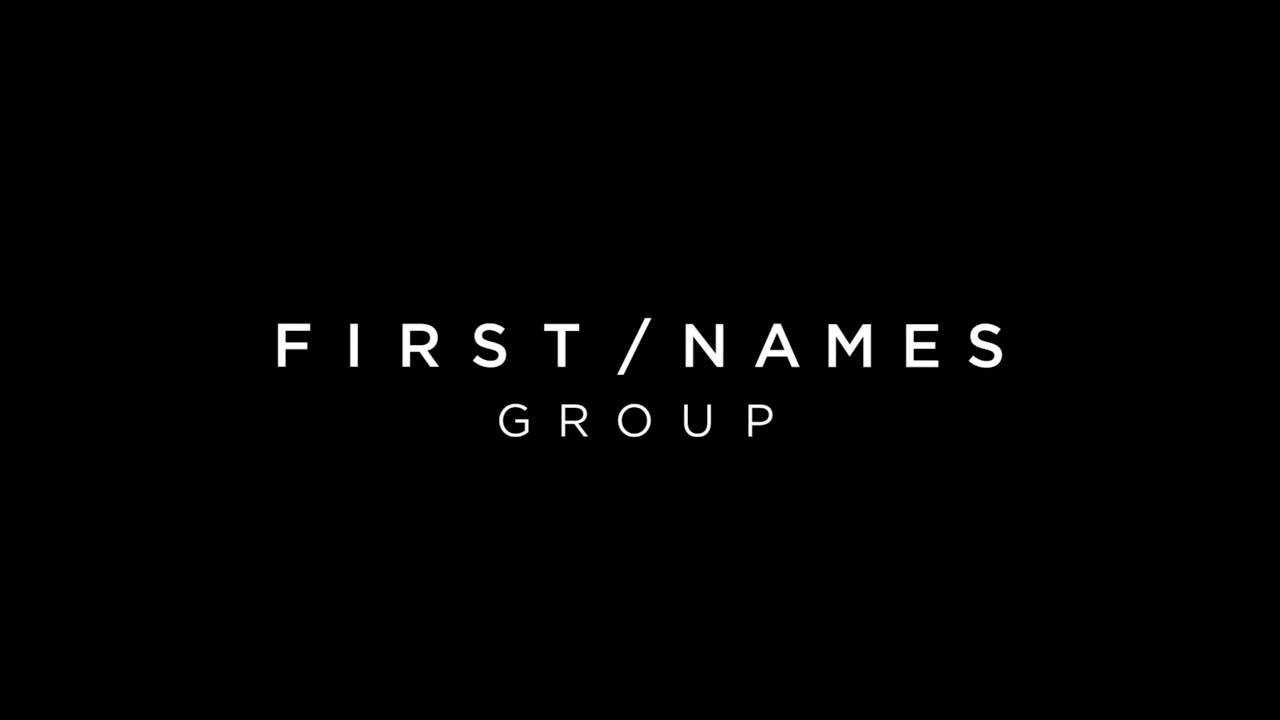 First Names Group Brand Video YouTube first-names-group-brand-video-youtube