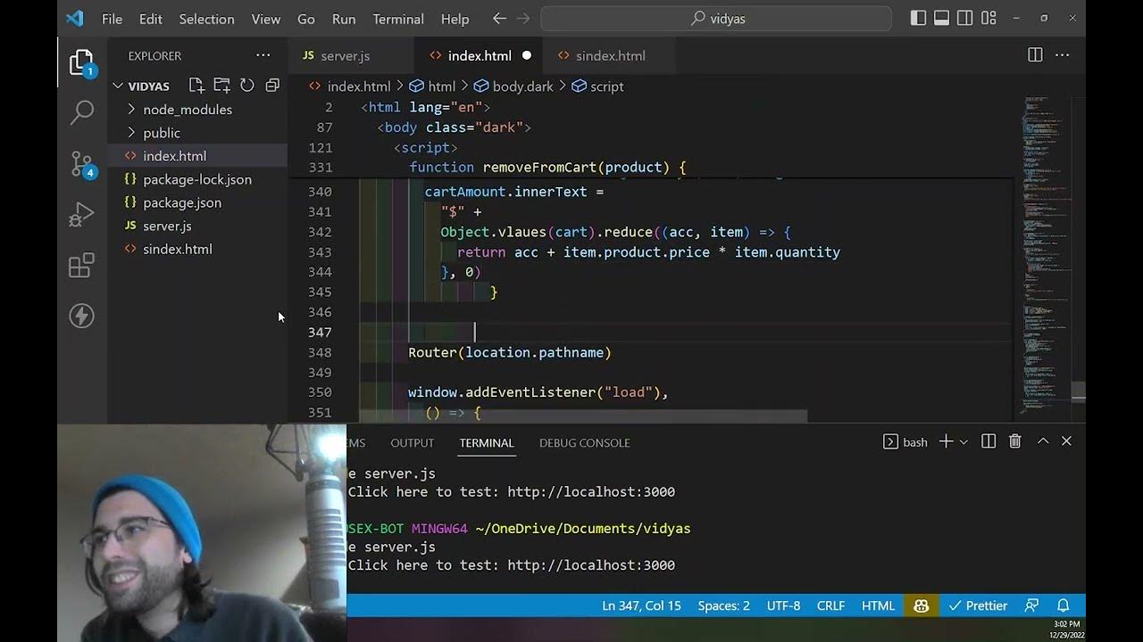 Building a SPA in a single HTML file in vanilla JavaScript: Chapter Thirteen - Cart/Theme ...