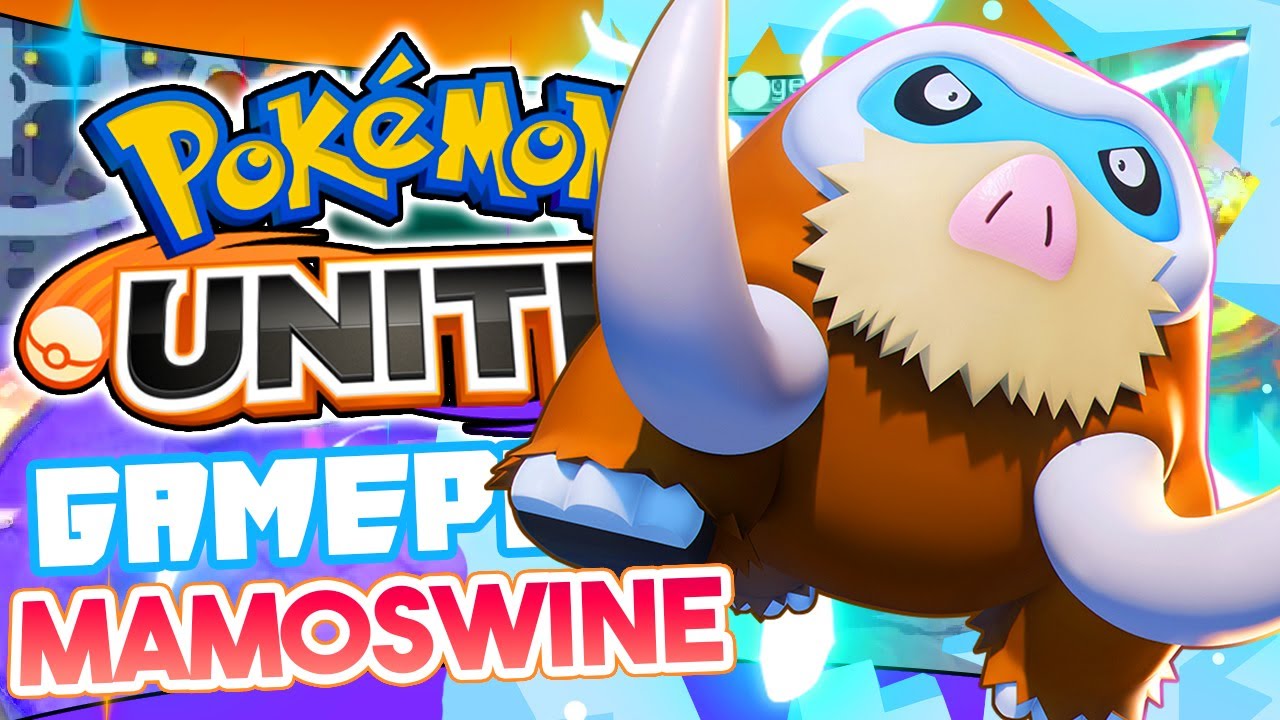 Pokemon Unite NEW MAMOSWINE DEFENDER Gameplay #PokemonUNITE - YouTube