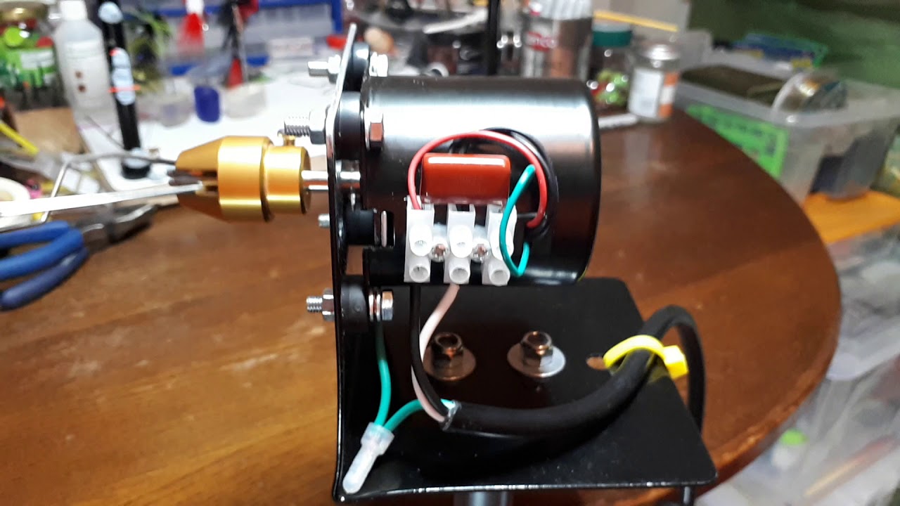 New rod dryer motor - YouTube