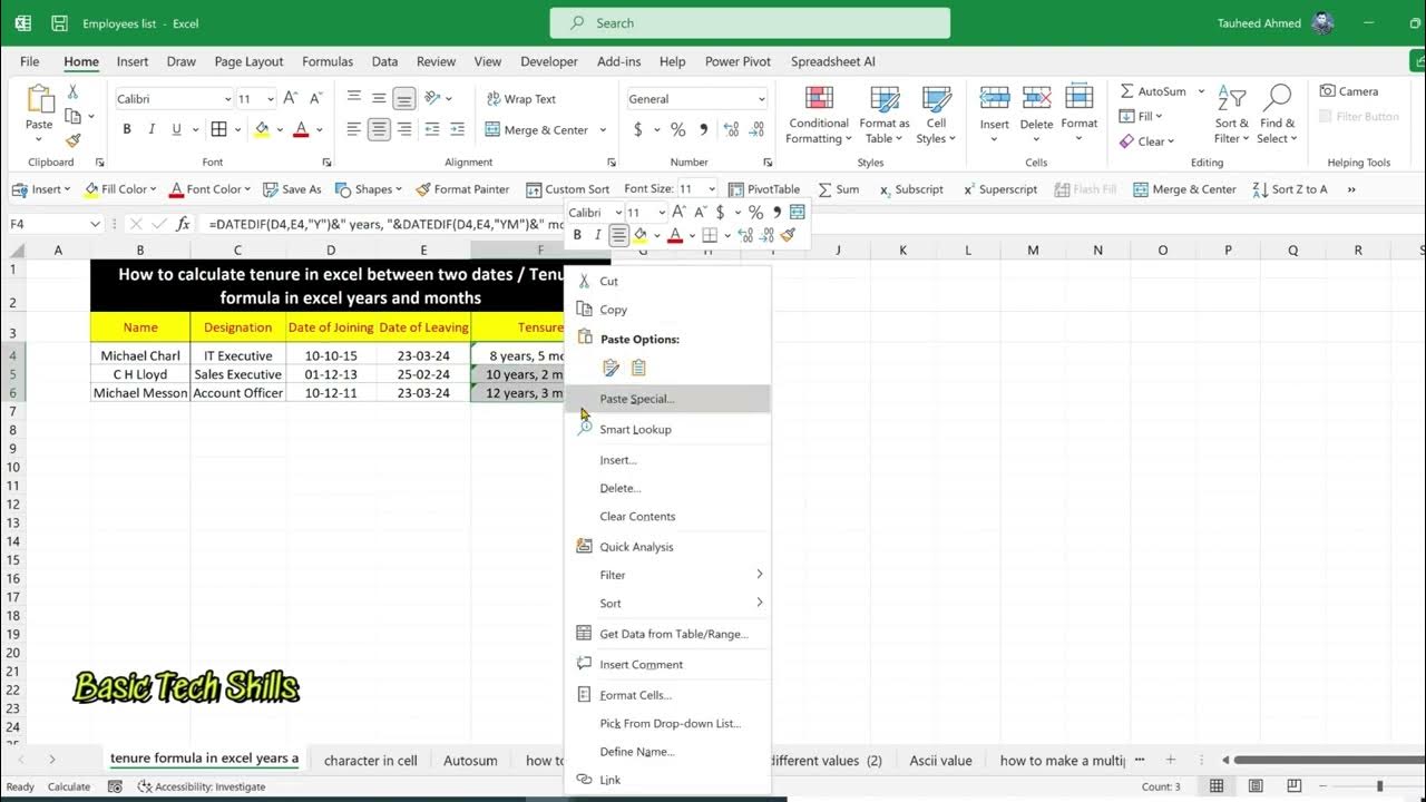 How to hide formula in excel but allow input | How to Hide Formula in Excel - YouTube
