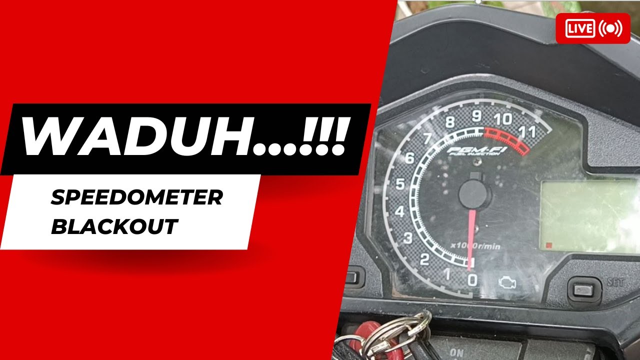HONDA MEGAPRO SPEEDOMETER MATOT || BLACKOUT || LETAK SEKRING NMP FI ...