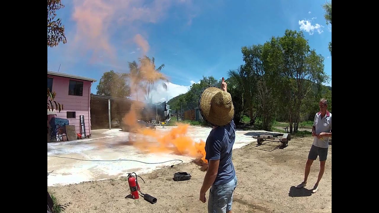 Red distress flares and Orange smoke signals - Cairns Boat Safe ...