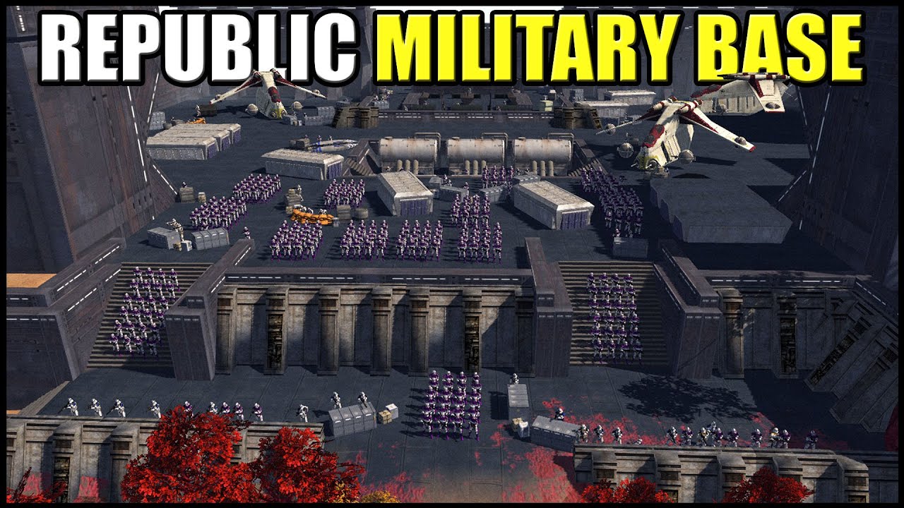 Clone Military Base on Anaxes! - Men of War: Star Wars Mod Battle ...