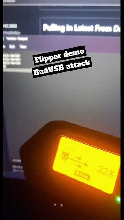 Flipper Zero BadUSB attack demo - YouTube