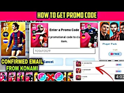 SECRET WAY TO GET FREE PROMO CODES IN PES 2021 | HOW TO PROMO CODES IN ...