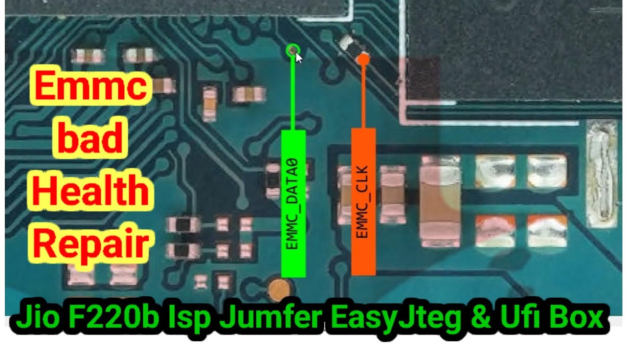 Jio F220b ISP Pinout || Jio F220b ISP Jumfer EasyJteg & UFI Box - YouTube