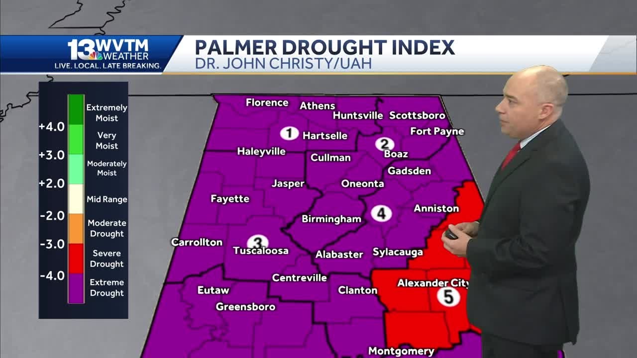 Alabama's drought deepens: some rain in the forecast for Halloween, but ...