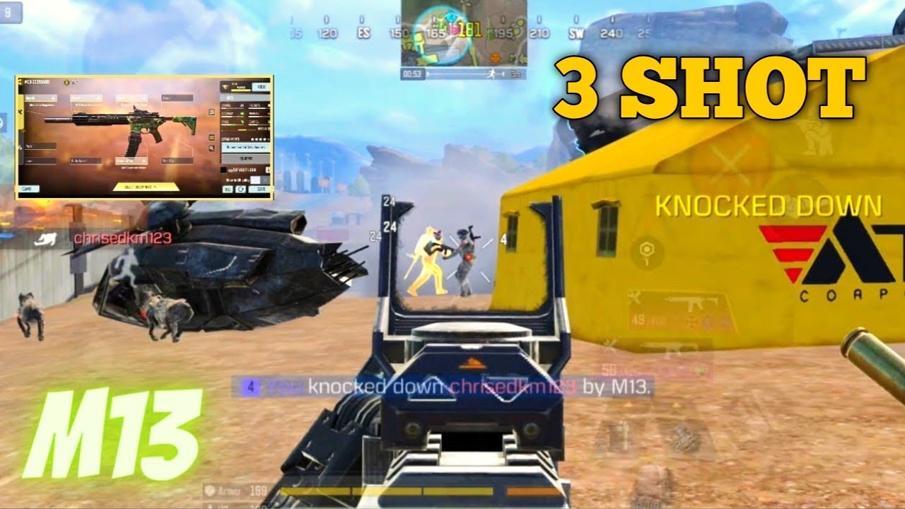 M13 Best Loadout 😳 | 3 Shot Kill Build in COD Mobile (Insane!) - YouTube