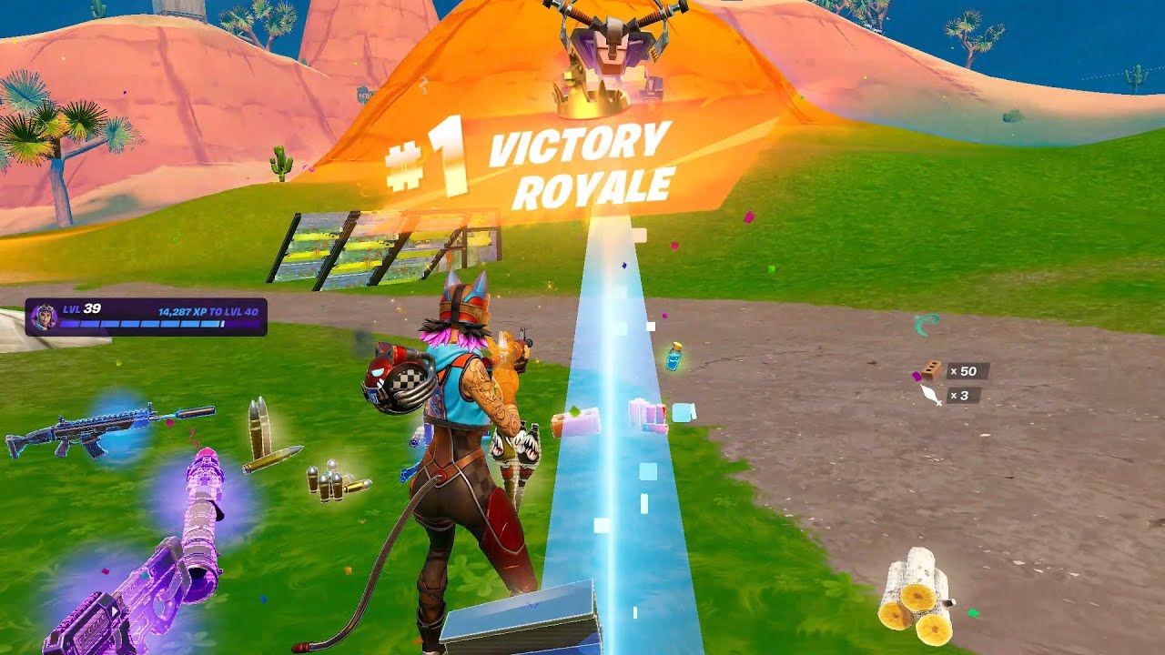 Fortnite 4:4 Renegade Lynx Crowned Victory Royale - YouTube