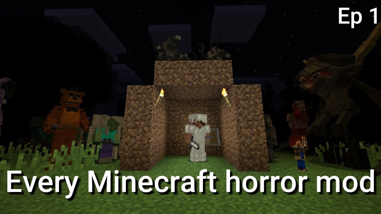 I tried to play minecraft with every horror Mod (with friends) - YouTube
