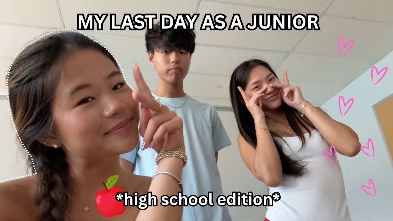 LAST DAY OF JUNIOR YEAR *high school edition* - YouTube
