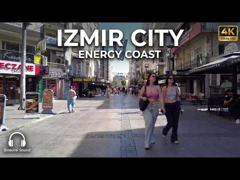 🇹🇷 4K • 3D • İzmir Walking Tour | Alsancak Energy & Coast