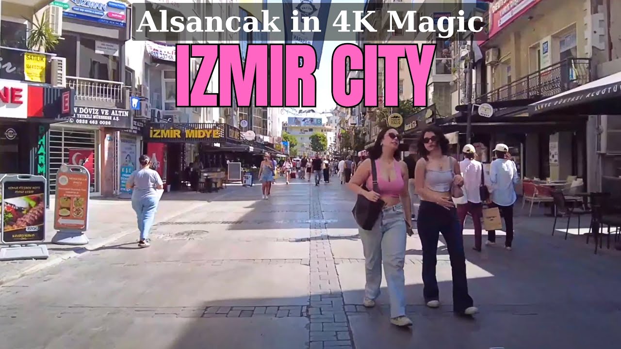 🇹🇷 4K Turkey Travel, Izmir City Tour, Alsancak Virtual Walk - YouTube