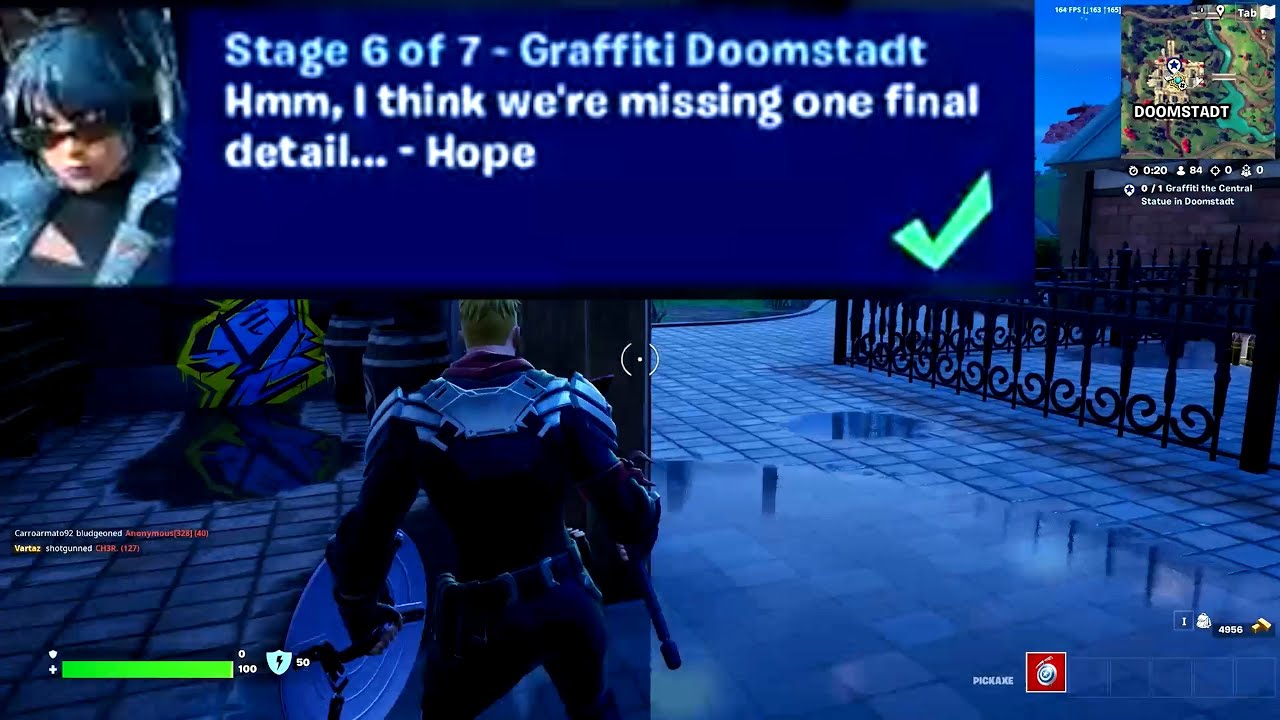 Graffiti Doomstadt Fortnite - YouTube