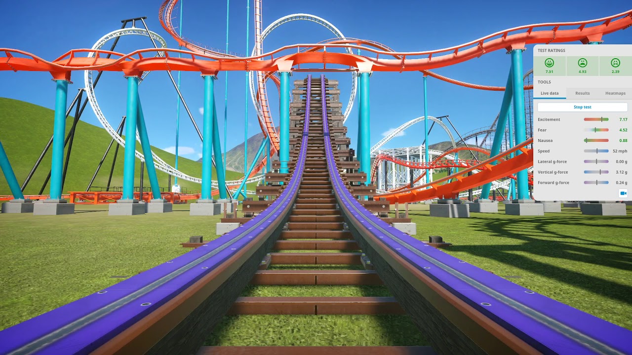 Lightning Storm - RMC Topper Track Wooden Coaster Concept - YouTube