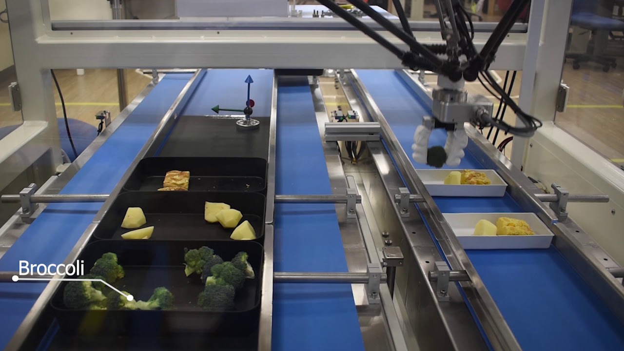 Fast Pick and Place for Inflight Catering Meals - YouTube
