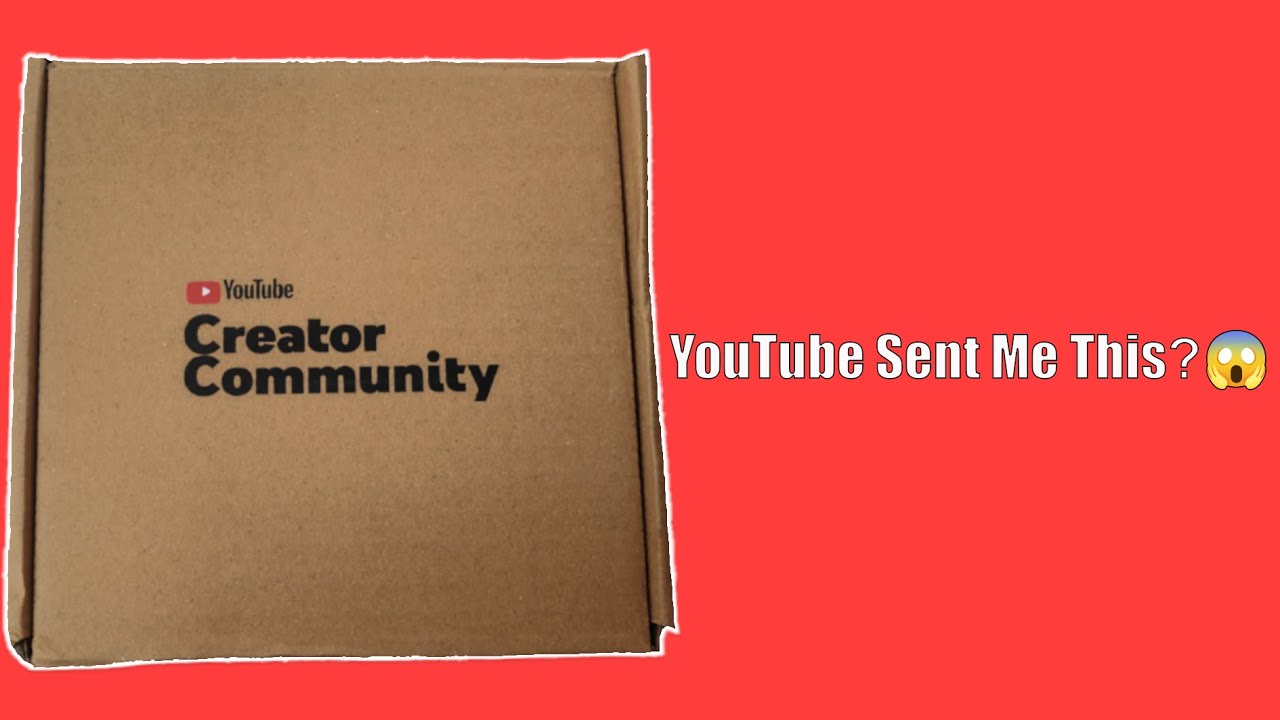 YouTube Creator Community Box Unboxing 🎉 | Thank You YouTube! - YouTube