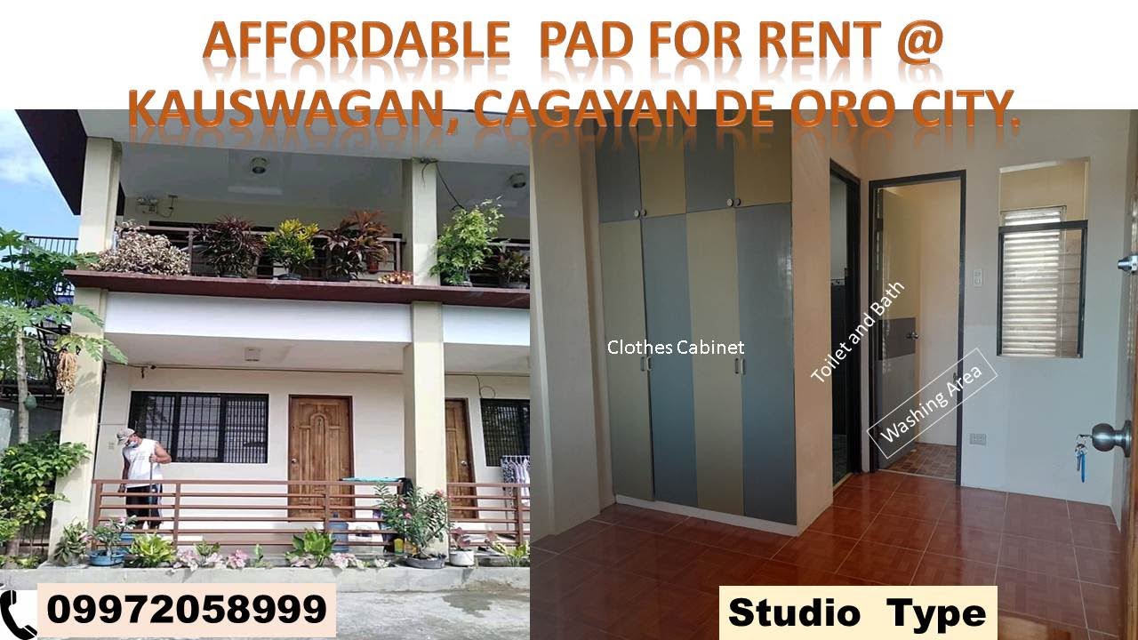 Affordable Pad for Rent at Kauswagan, Cagayan de Oro City - YouTube