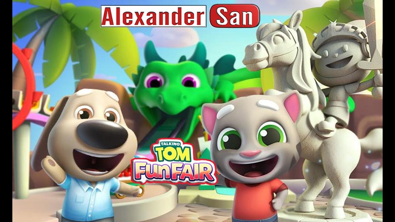 Talking Tom Fun Fair Говорящий ТОМ Веселая Ярмарка новые приключения ...
