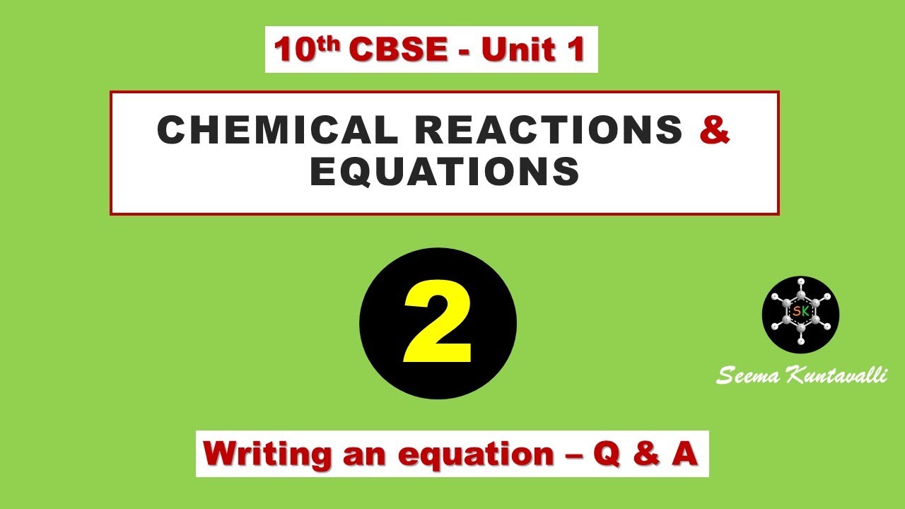2 WRITING AN EQUATION Questions Answers CHAP 1 Chemical 2-writing-an-equation-questions-answers-chap-1-chemical