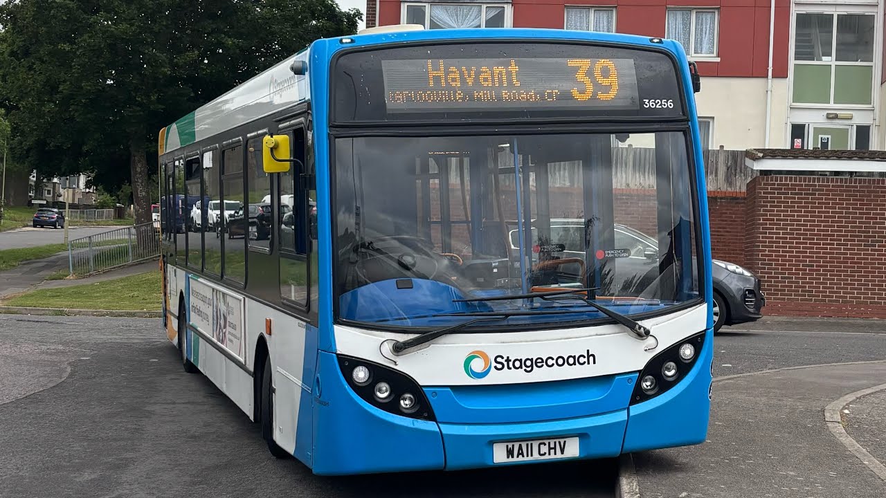 FULL Journey on Stagecoach South 36256 WA11 CHV on Route 39 to Wecock ...