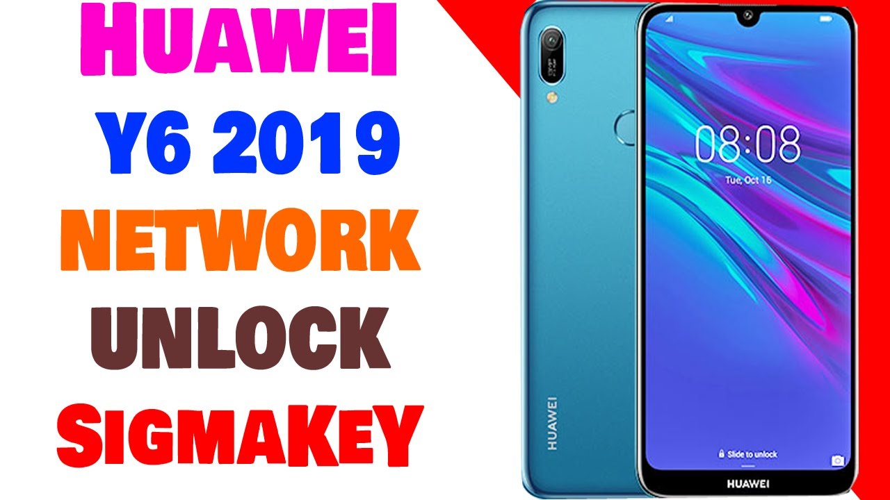 Huawei Y6 2019 MRD-LX1 Network Unlock Done By SigmaKey - YouTube