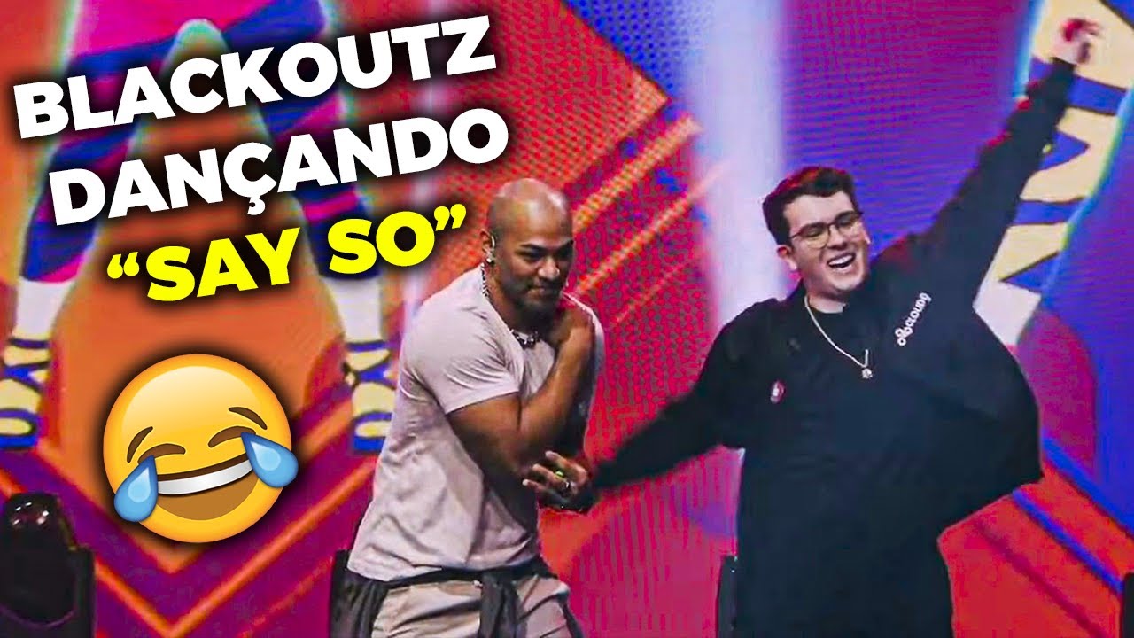 Blackoutz DanÇando Say So Emote Do Fortnite Com Blackwill 😂 Youtube