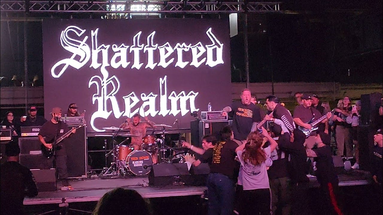 Shattered Realm live - (Cold As Life Reunion show) Russell Industrial ...