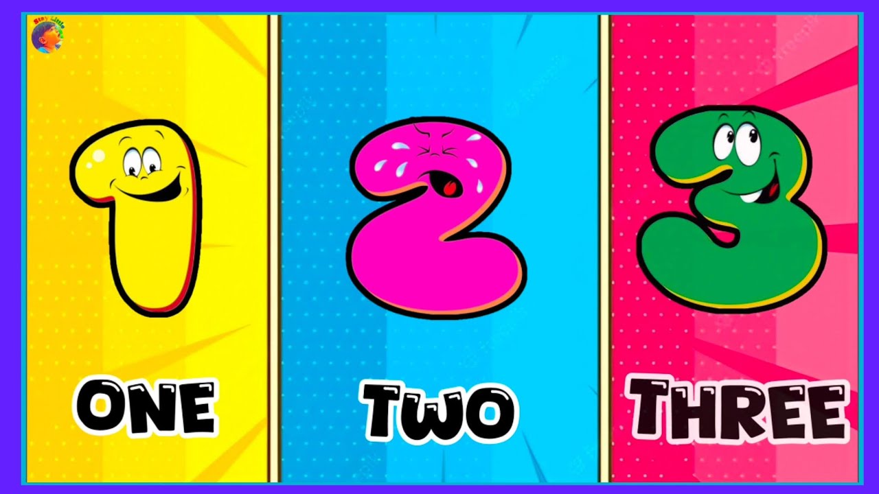 One two three numbers song || one two three splashing in the sea 💦 ...