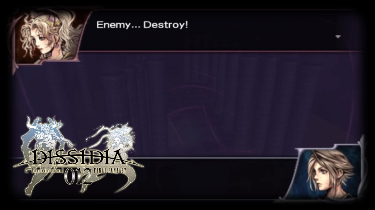 Dissidia 012 Final Fantasy Chapter 2 Stern Eyes Part 1 - YouTube
