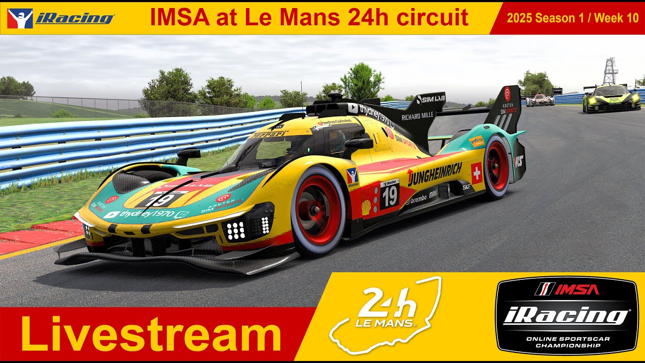 iRacing: Le Mans 24h circuit – Season 2025S1 - Ferrari 499P GTP - IMSA ...