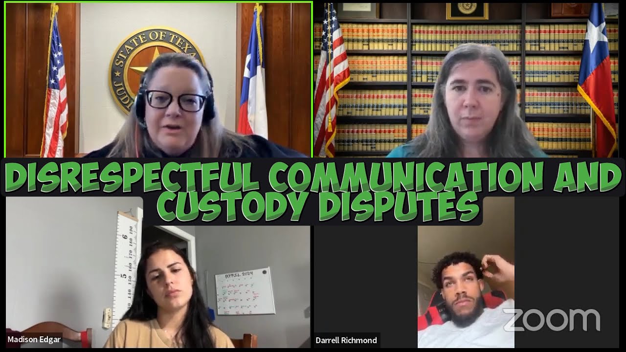 Disrespectful Communication and Custody Disputes - YouTube