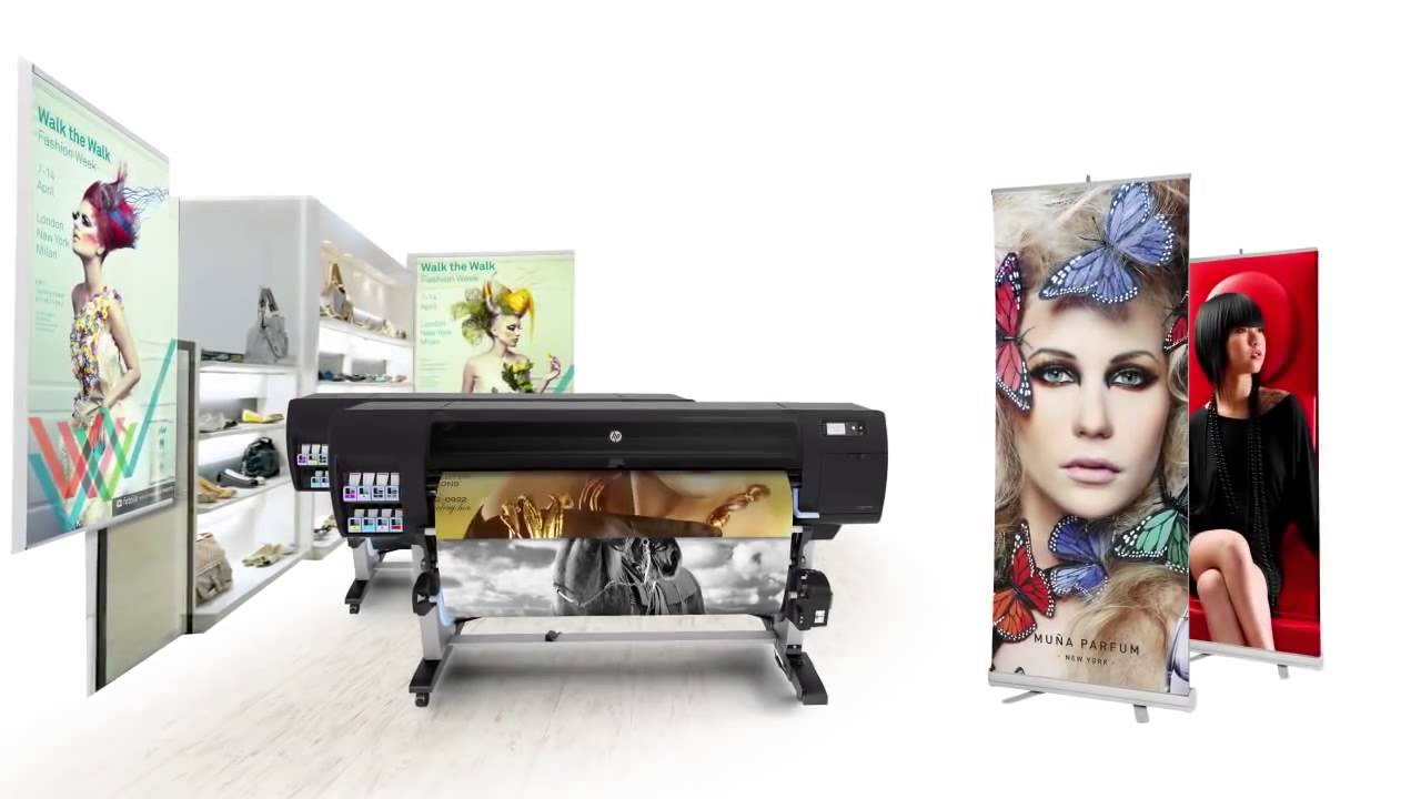 New HP Designjet Z6800 and Z6600 Production Printers Product Tour - YouTube