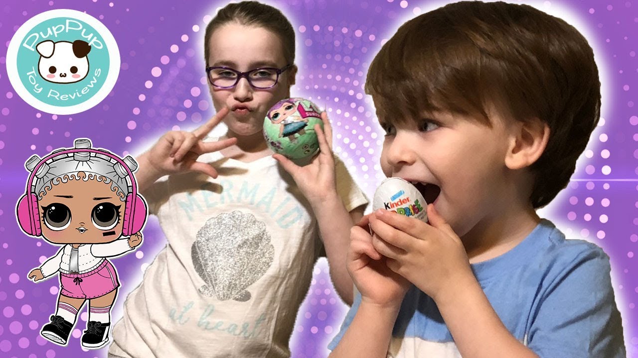 Opening LOL Surprise Doll Beats! Open Kinder Surprise Egg Toys ...