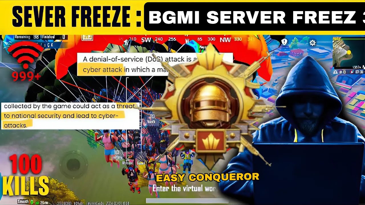 Bgmi Server Freez Hack 33 Ddos Attack Bgmi Kaise Kare Ddos Attack 2300