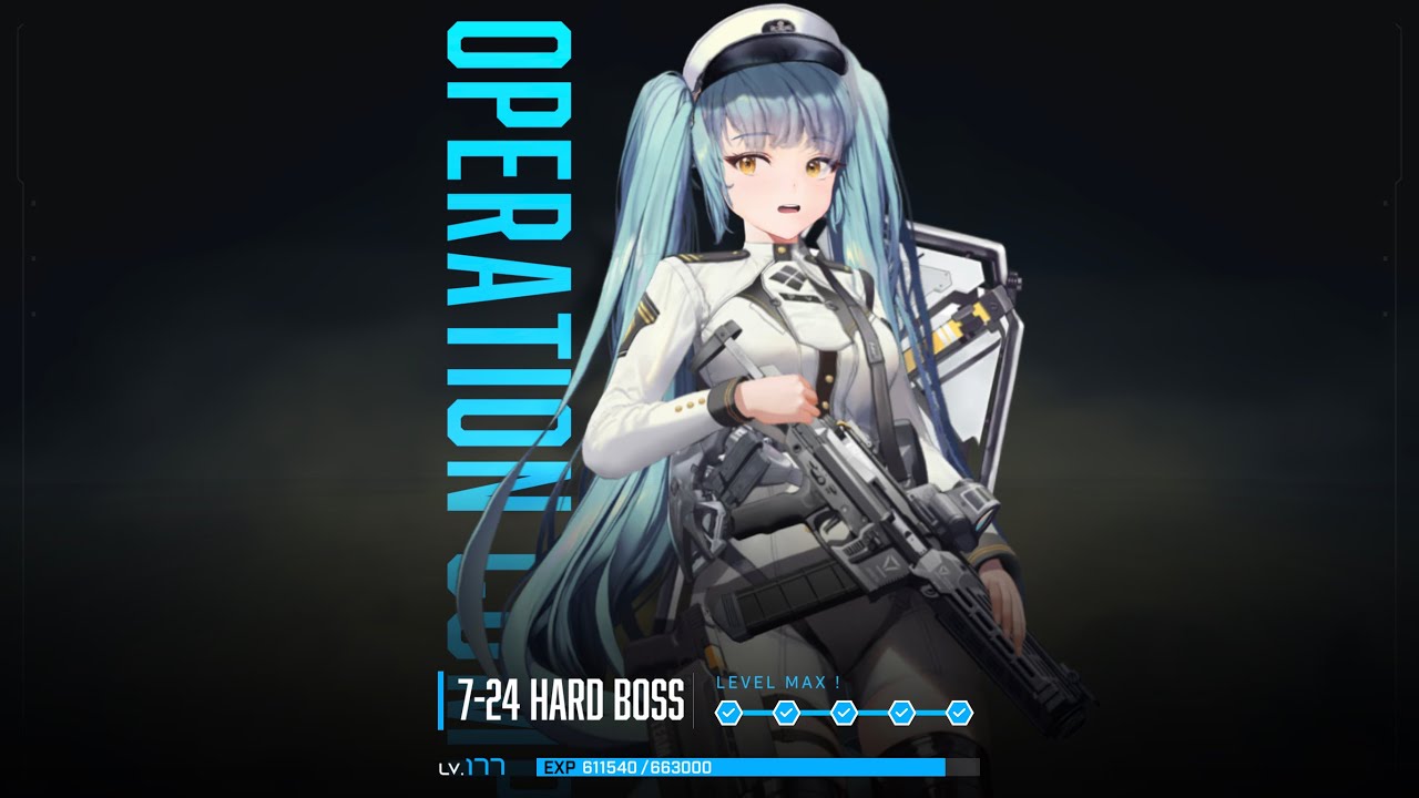 7-24 Hard Boss “Modernia” -37k Power IPad Clear | Goddess of Nikke ...