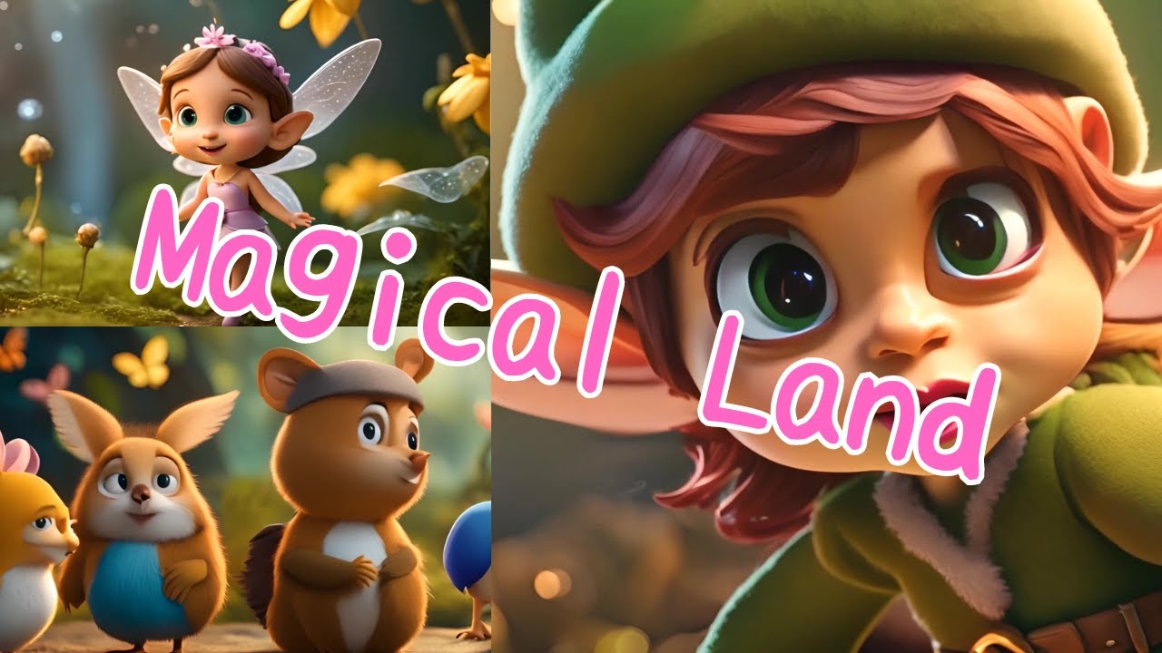 【fairy tale】【Children's story】Friends in the magical land - YouTube