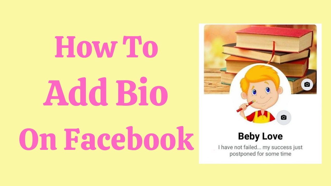 How To Add Bio On Facebook - YouTube