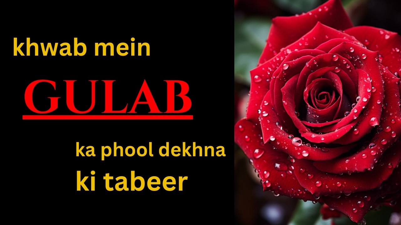 Khwab mein gulab ka phool / poda dekhna | khwab mein phool dekhna ...