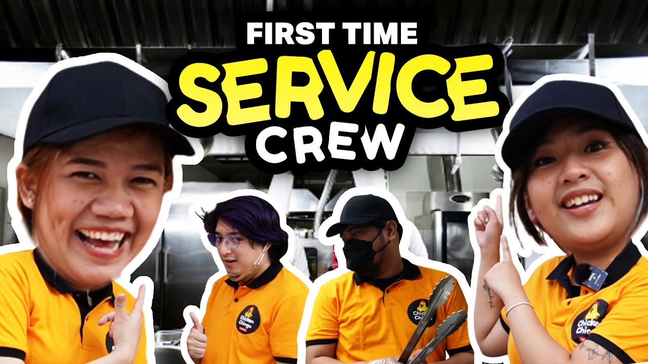 We Tried to be A Service Crew for the First Time - YouTube